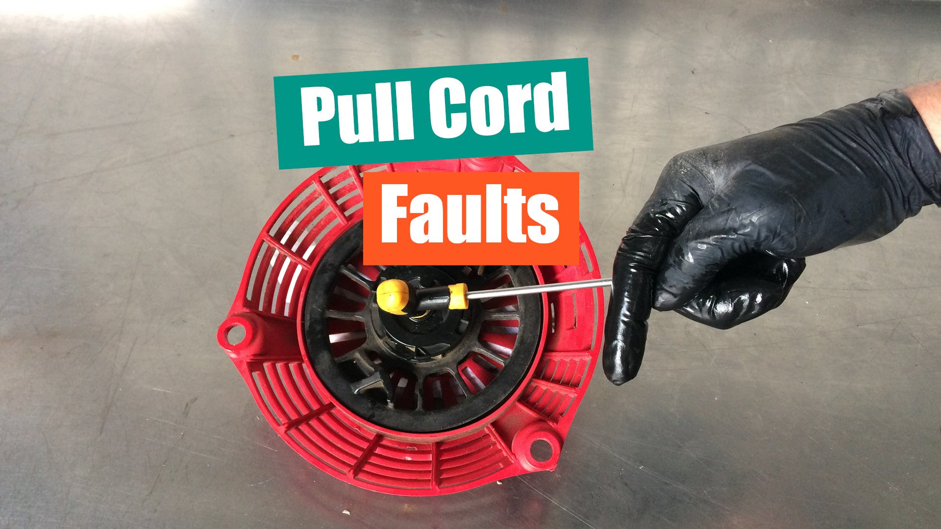 Pull Cord Faults Video | Lawnmowerfixed