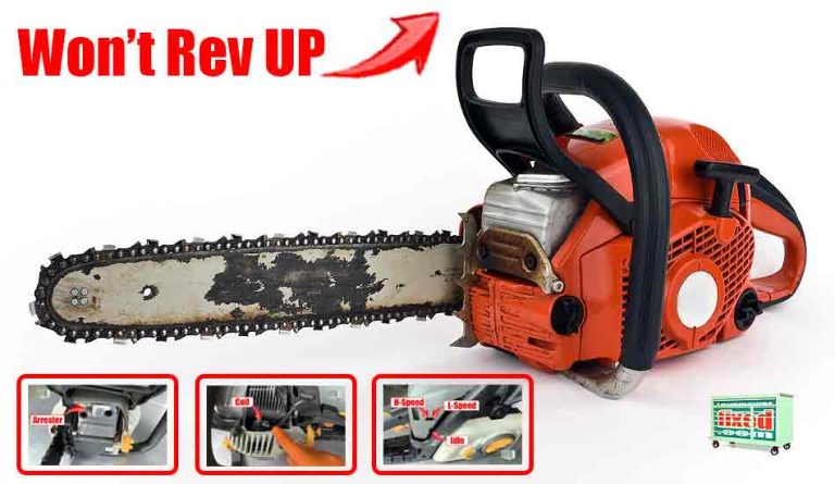 Chainsaw Won't Rev Up - 2 min fix | Lawnmowerfixed